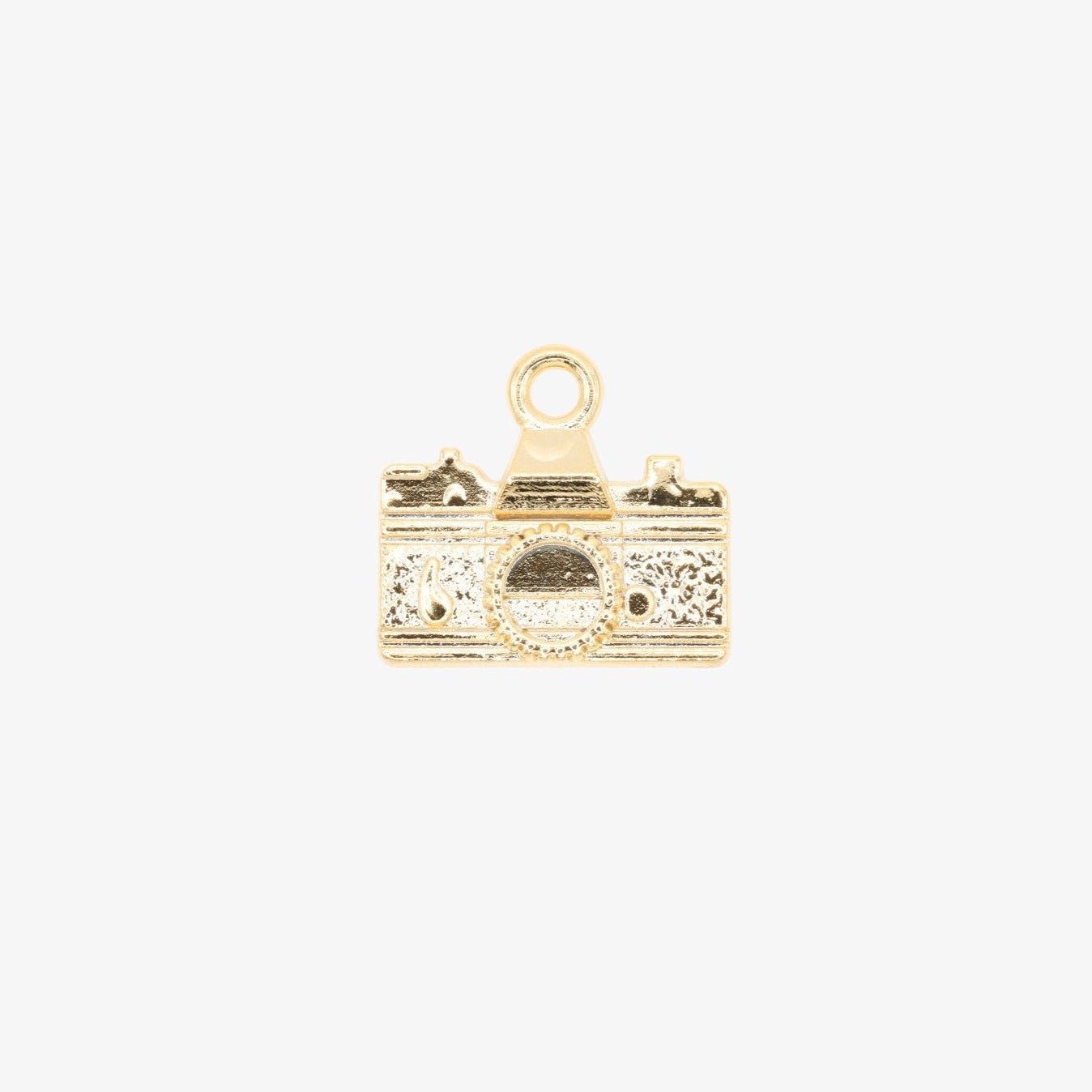 Camera Charm 14K Gold